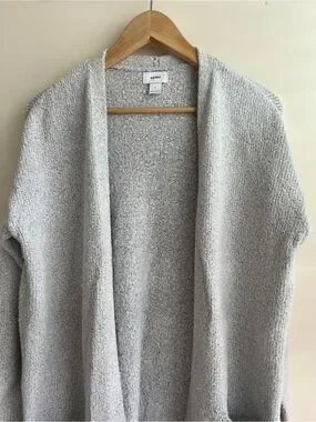 Old Navy | Sweaters | Old Navy Light Gray Openfront Long Knit Cardigan ...